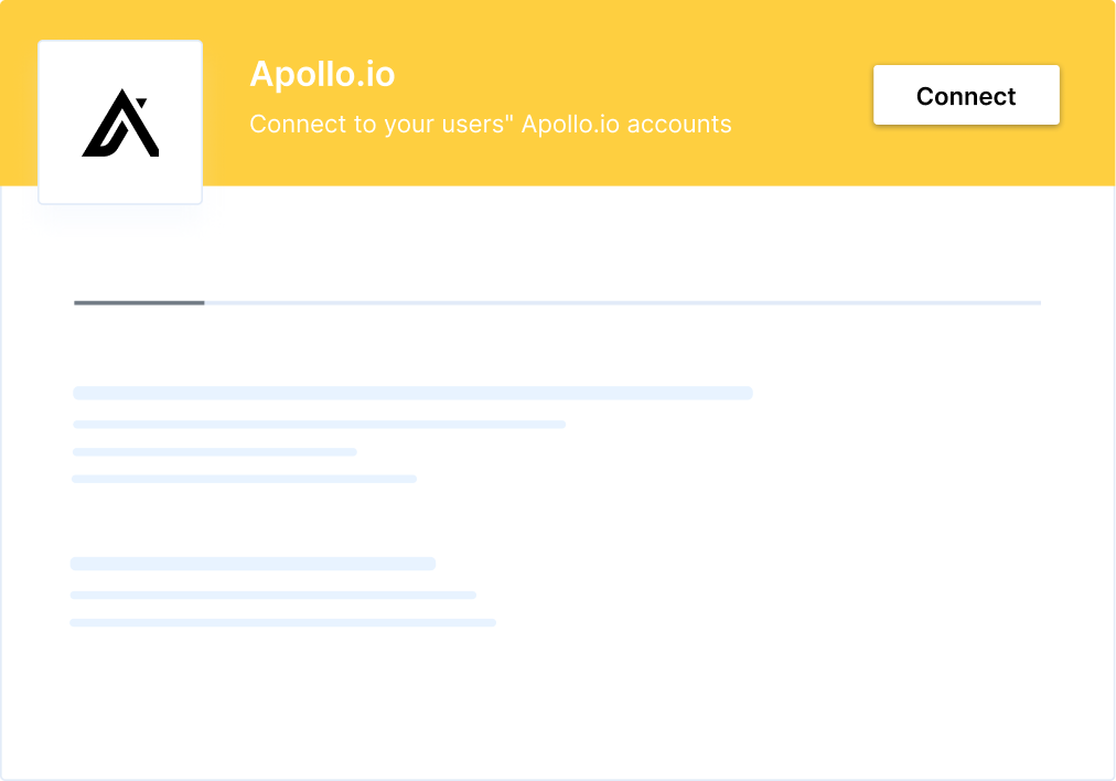 Paragon | Embed a native Apollo.io integration in your app